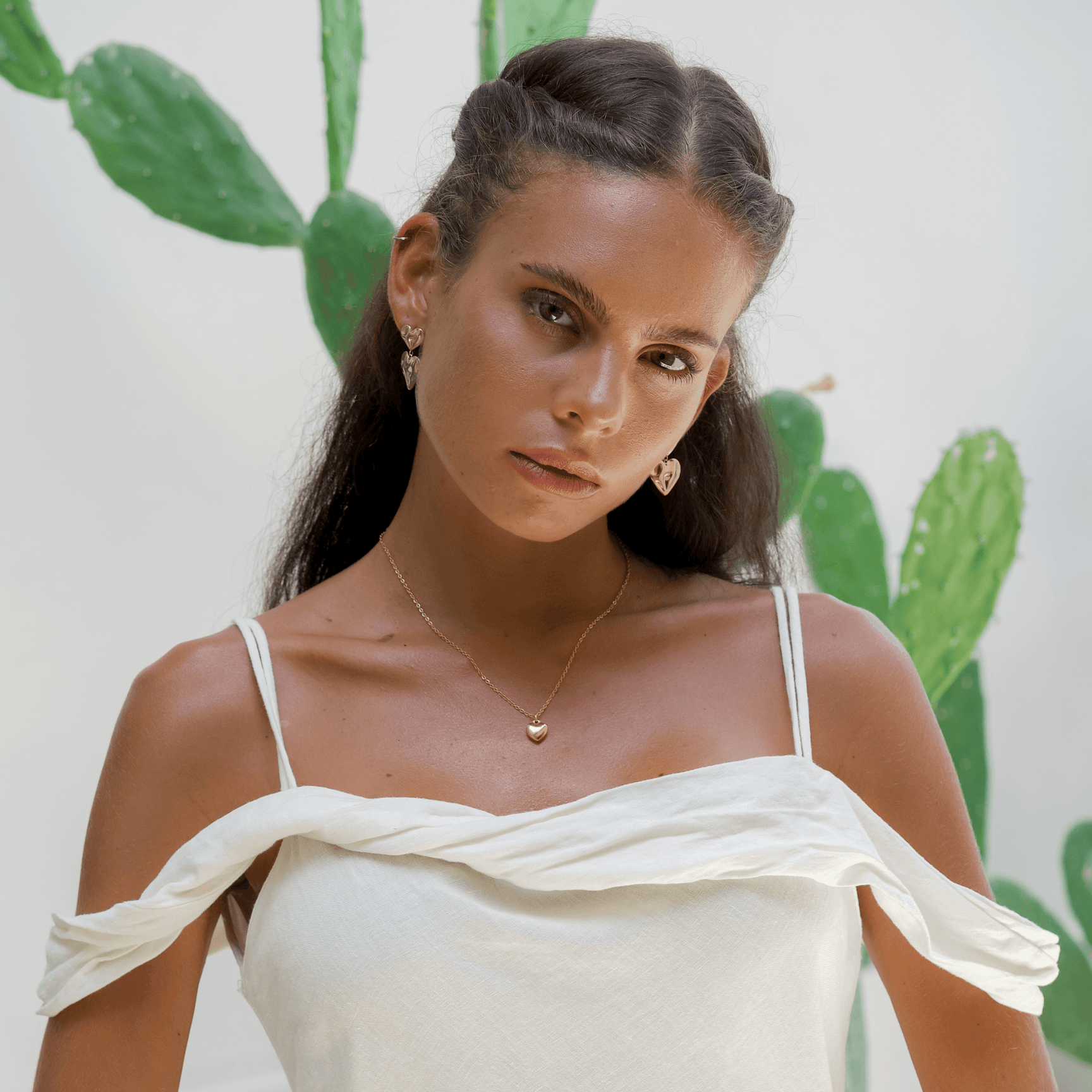 Gold Cinta Heart Necklace – La Musa Jewellery
